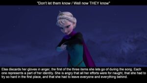 Elsa's facial expressions during "Let It Go", in Disney's "Frozen" - NaClhv