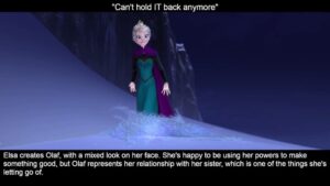 Elsa's facial expressions during "Let It Go", in Disney's "Frozen" - NaClhv