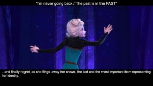 Elsa's facial expressions during "Let It Go", in Disney's "Frozen" - NaClhv